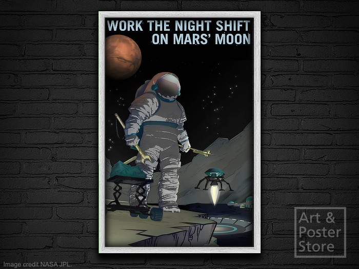 Second Life Marketplace - NIGHT SHIFT | NASA Space Poster | Plain Mesh ...